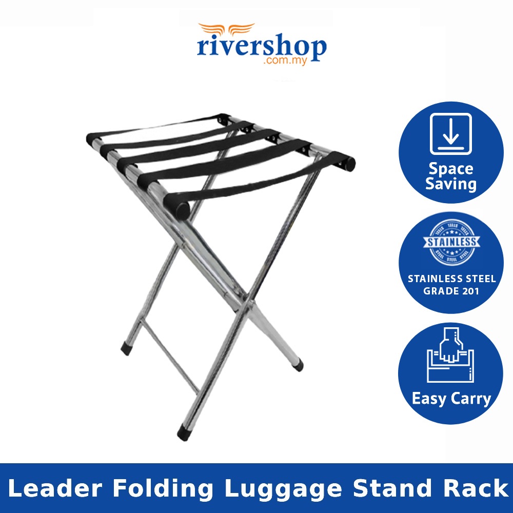 SUS201/SUS304 Leader Stainless Steel Folding Luggage Stand Baggage ...