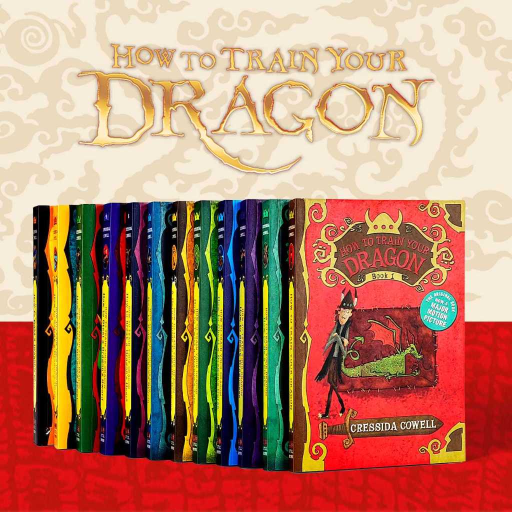 How to Train Your Dragon Complete Series 12books set | Shopee Singapore