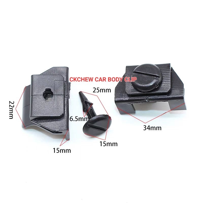 (1-pcs)TOYOTA VIOS WISH ESTIMA VEIIFIRE FRONT BUMPER SIDE CLIP (2-bijih ...