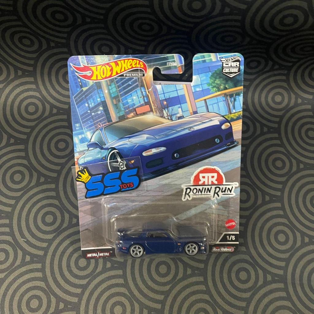 HOT WHEELS PREMIUM // 95 MAZDA RX-7 (RONIN RUN) | Shopee Singapore