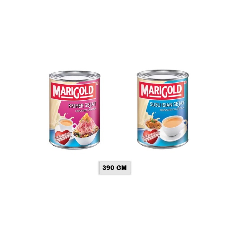 MARIGOLD Evaporated ( Creamer & FIlled Milk ) / Susu Sejat (Krimer ...