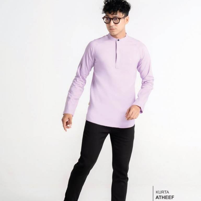 KURTA ATHEEF ( LILAC ) ELRAH | Shopee Singapore