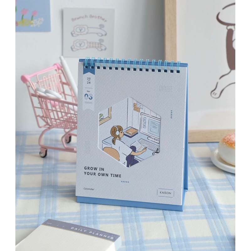 5 Kaison Table Desk Calendars 2024 | Shopee Singapore