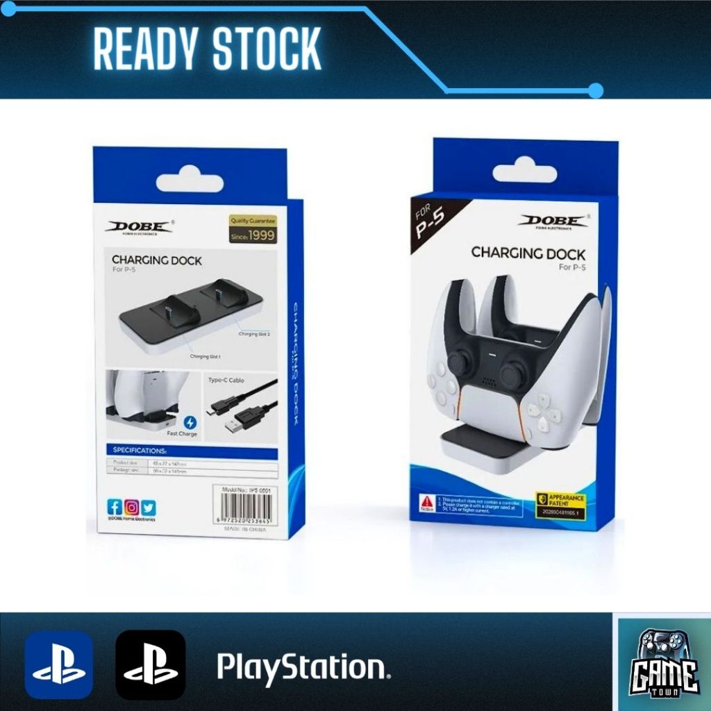 PS5 DOBE Charging Stand for PS5 DS5 DualSense Wireless Controller ...