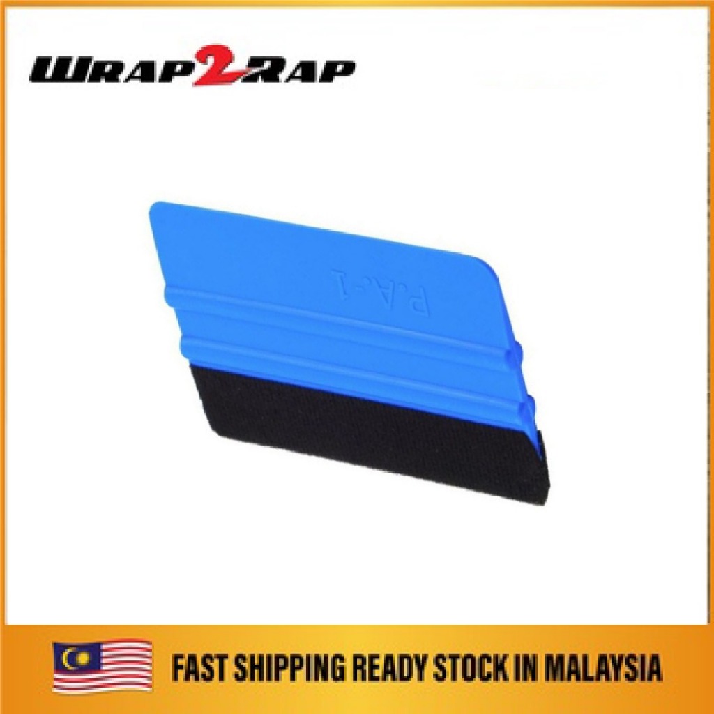 Teckwrap Plastic Felt Edge Squeegee 4 Inch for Car Vinyl Scraper Decal Applicator Tool 1 pcs ...