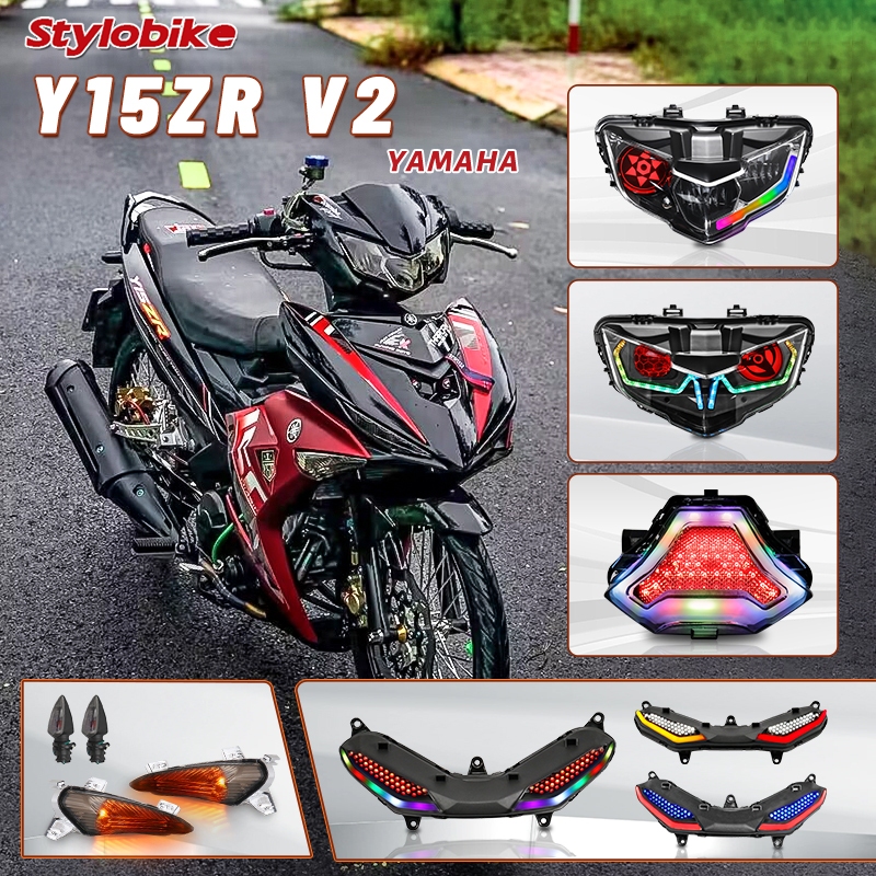 MATA Y15zr V2 LED Headlamp Lamp Chest Eyes Gaban Devil Eyes Pilot Light ...