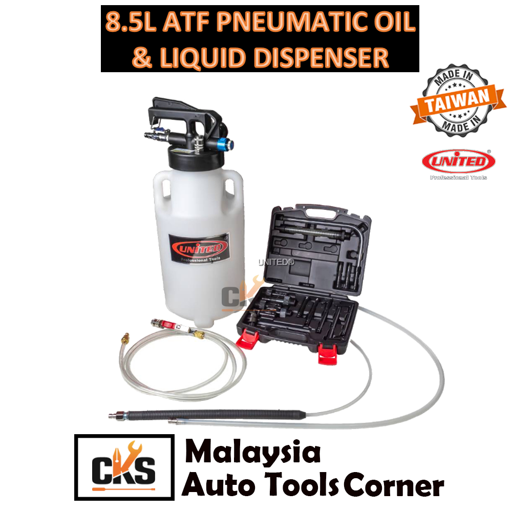ATF Pneumatic Oil & Liquid Dispenser (8.5L) Transmission Gear Oil ...