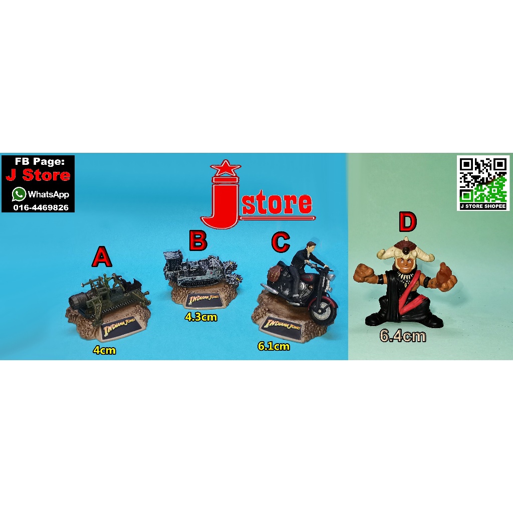 Indiana Jones Scenes figure collection ( J Store ) | Shopee Singapore