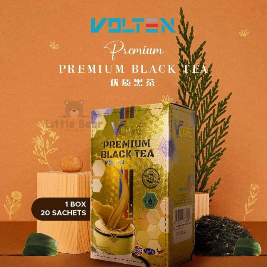VOLTEN Vcafe Premium Black Tea 黑茶 (20 sachets/box) | Shopee Singapore