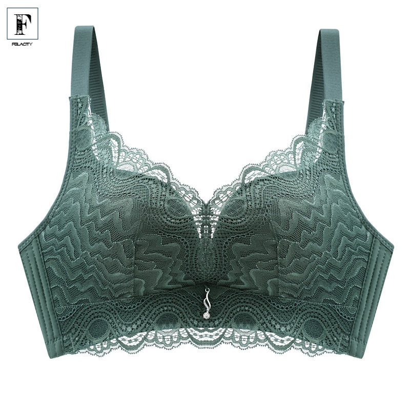 Women Bra Wireless Lace Plus Size Push Up Lingerie ABC Cup 34-40 Baju ...