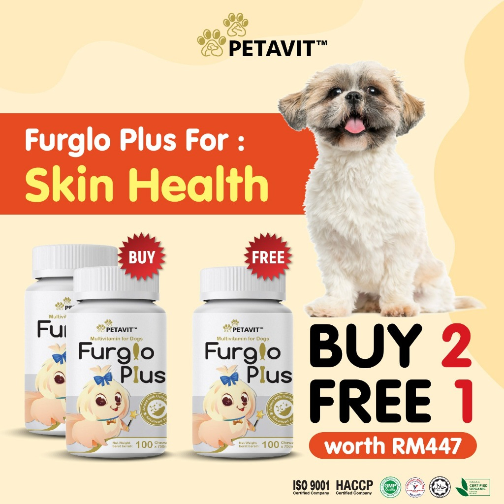 Petavit Furglo Plus Buy 2 FREE 1!! 100 Tablets Enhanced Formulation with 14 Types Vitamin ...