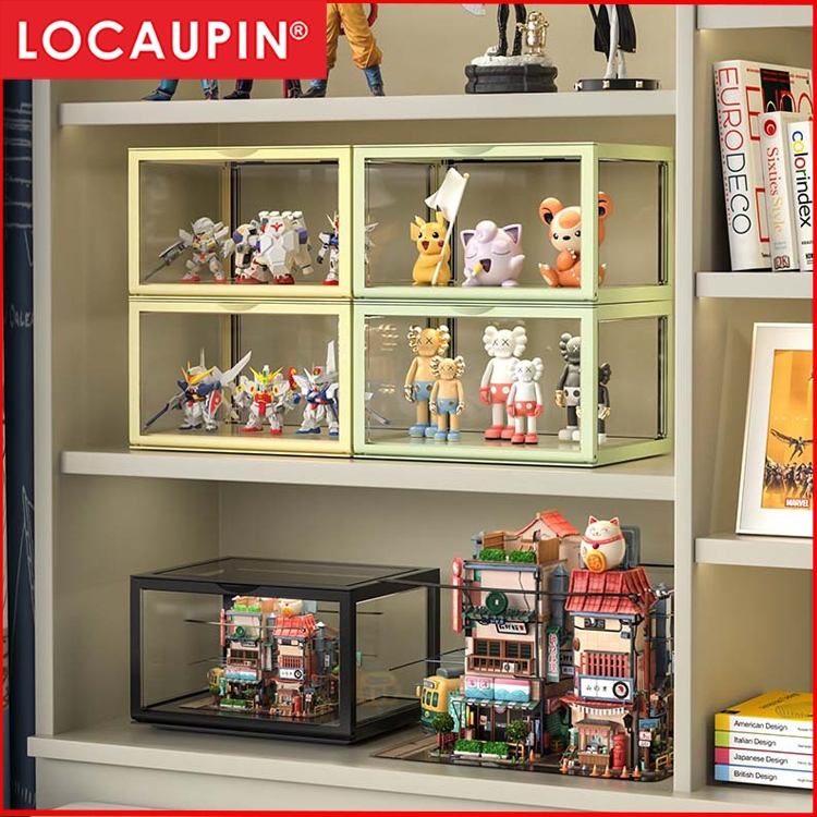 Locaupin Clear Plastic Storage Display Case, Model Display, Shoes ...