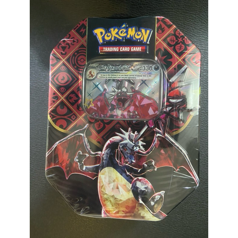 Pokemon TCG - Scarlet & Violet - Paldean Fates Tin(Shiny Charizard ex ...