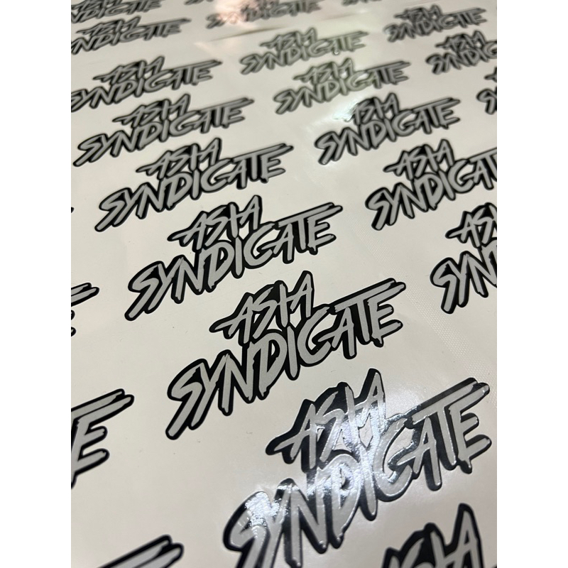Asia syndicate sticker (reproduction season 2018) | Shopee Singapore