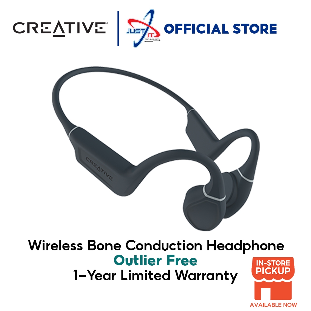 Creative Outlier Free Wireless Bone Conduction Headphone - Grey ...