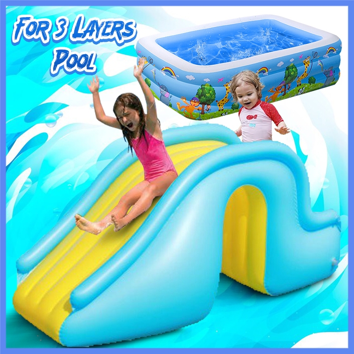 Inflatable Water Slide For Swimming Pool Kids Water Park Play ...