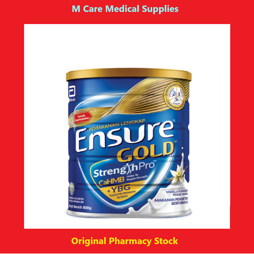 [ New Look ] Abbott Ensure Gold Vanilla Flavored Complete Nutrition ...