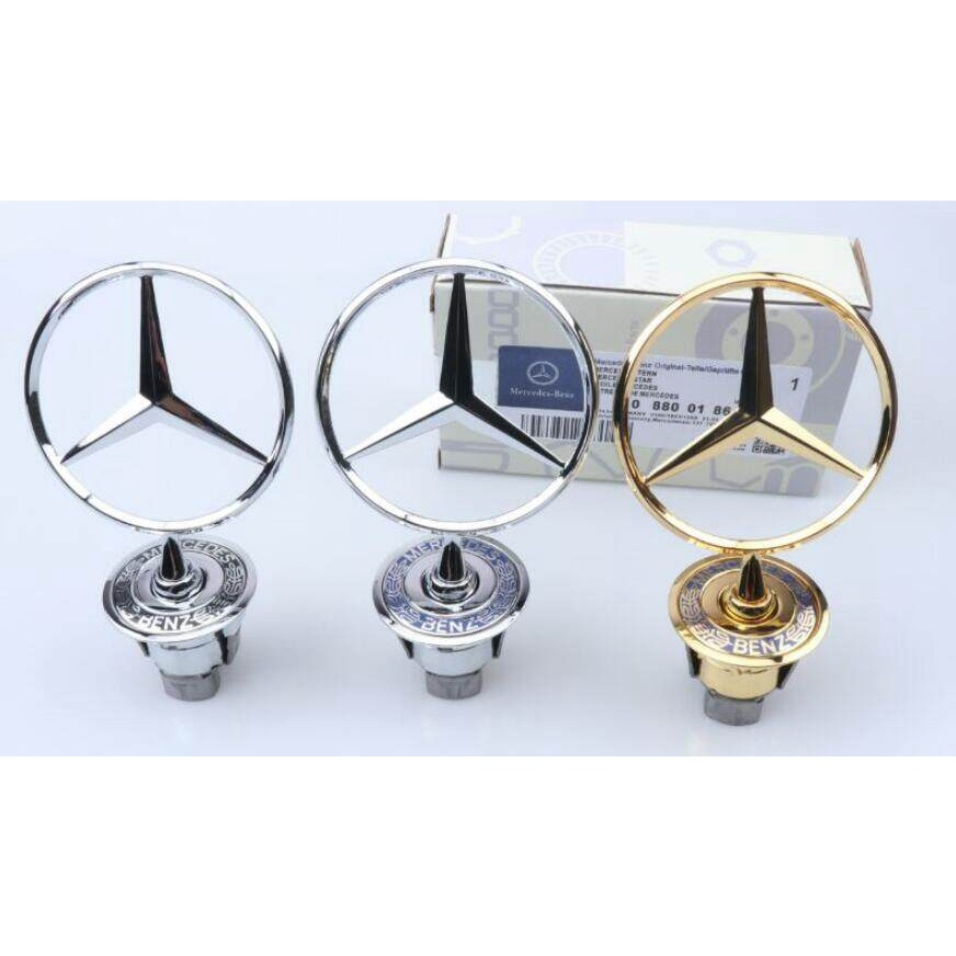 Mercedes Benz Front Bonnet Logo Emblem C Class E Class S Class W124 ...