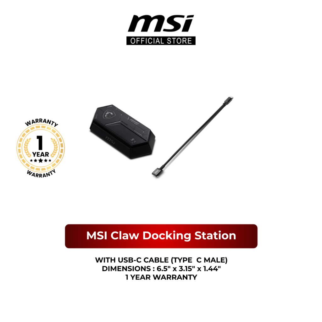 MSI Claw Docking Station (with USB-C Cable) | Shopee Singapore