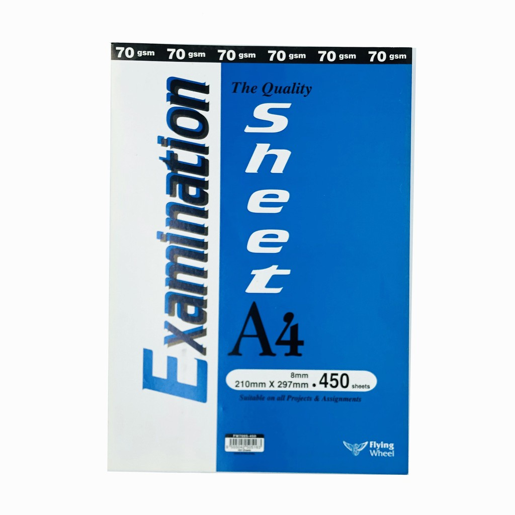 A4 Examination Sheet 450's/Ream/Foolscap Paper/Examination Paper/One ...
