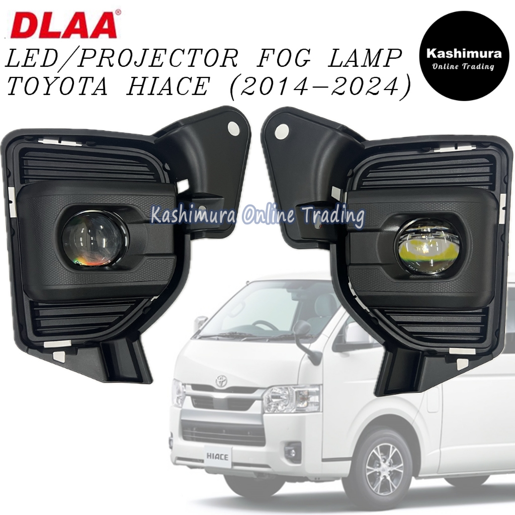 DLAA SPOTLIGHT LED FOG LAMP FOR TOYOTA HIACE KDH200 2014 2015 2016 2017 ...
