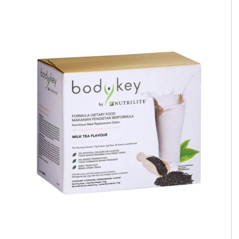 BodyKey by Nutrilite Meal Replacement Shake (Milk Tea) | Shopee Singapore