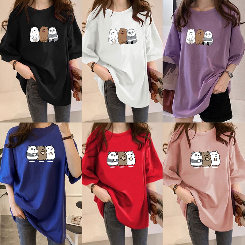 [AMYGO] A2775/A2776 M-5XL Loose Tshirt Women Plus Size T-shirt ...