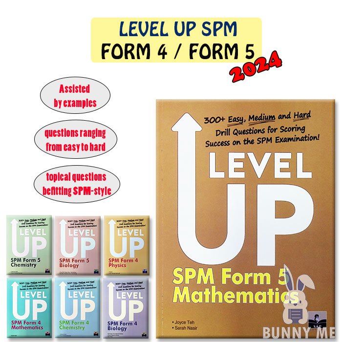 [BUNNY] 2024 Workbook : Level up Form 4 Form 5 - SAP | Shopee Singapore