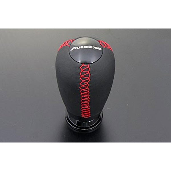 AutoExe Leather Shift Knob Red Stitch Roadster NCEC AT Car (Gate Type) | Shopee Singapore