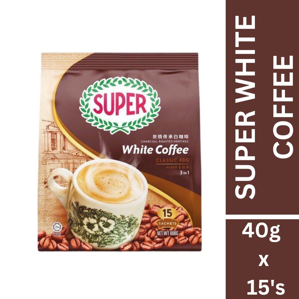 SUPER Instant 3 In 1 Classic White Coffee (35g x 15's) | Shopee Singapore