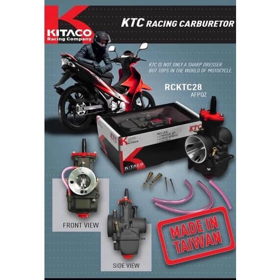 KITACO KTC PWK POWER JET RACING CARBURETOR 28MM KARB CARBURATOR ...