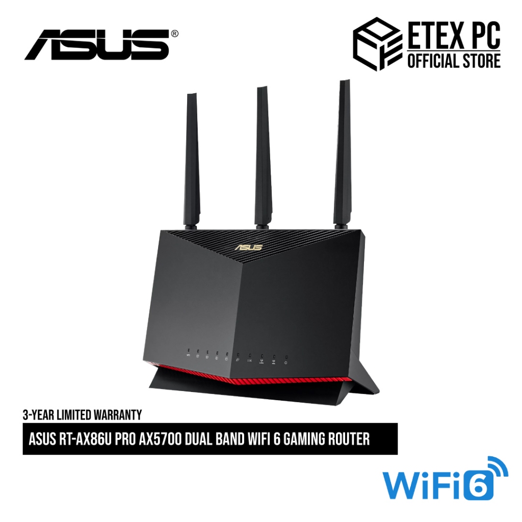 ASUS RT-AX86U Pro AX5700 Dual Band WiFi 6 Gaming Router RT-AX86U PRO ...