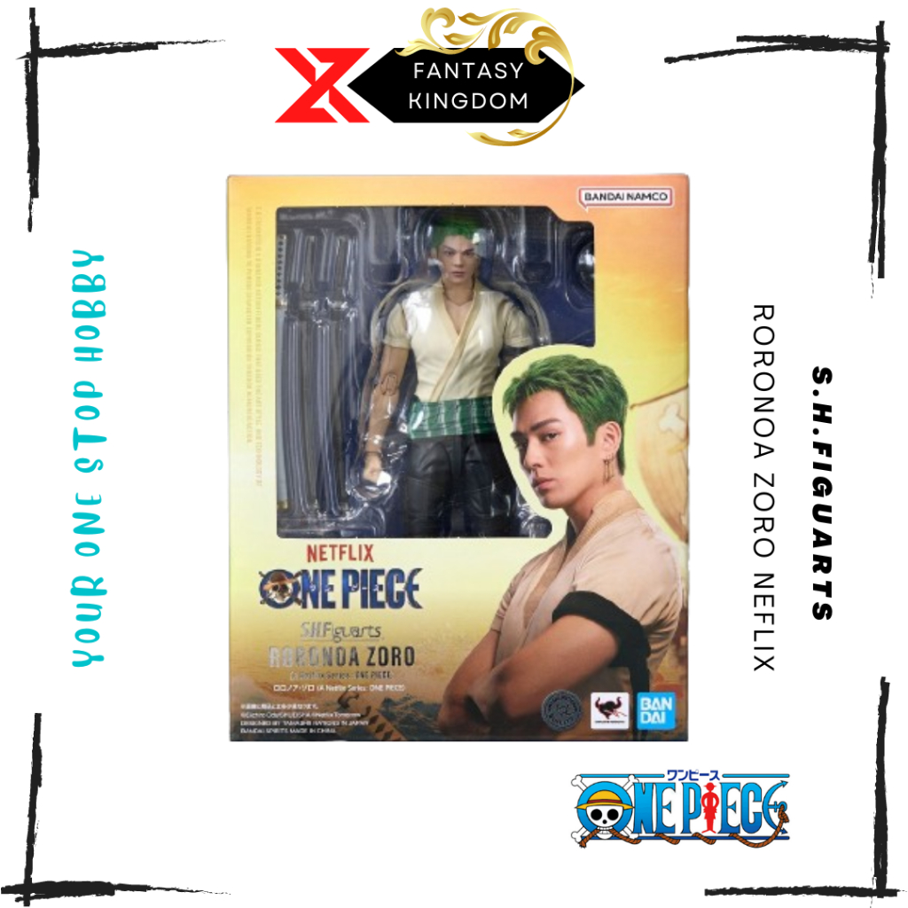 S.H.Figuarts Roronoa Zoro - Netflix Series: ONE PIECE | Shopee Singapore