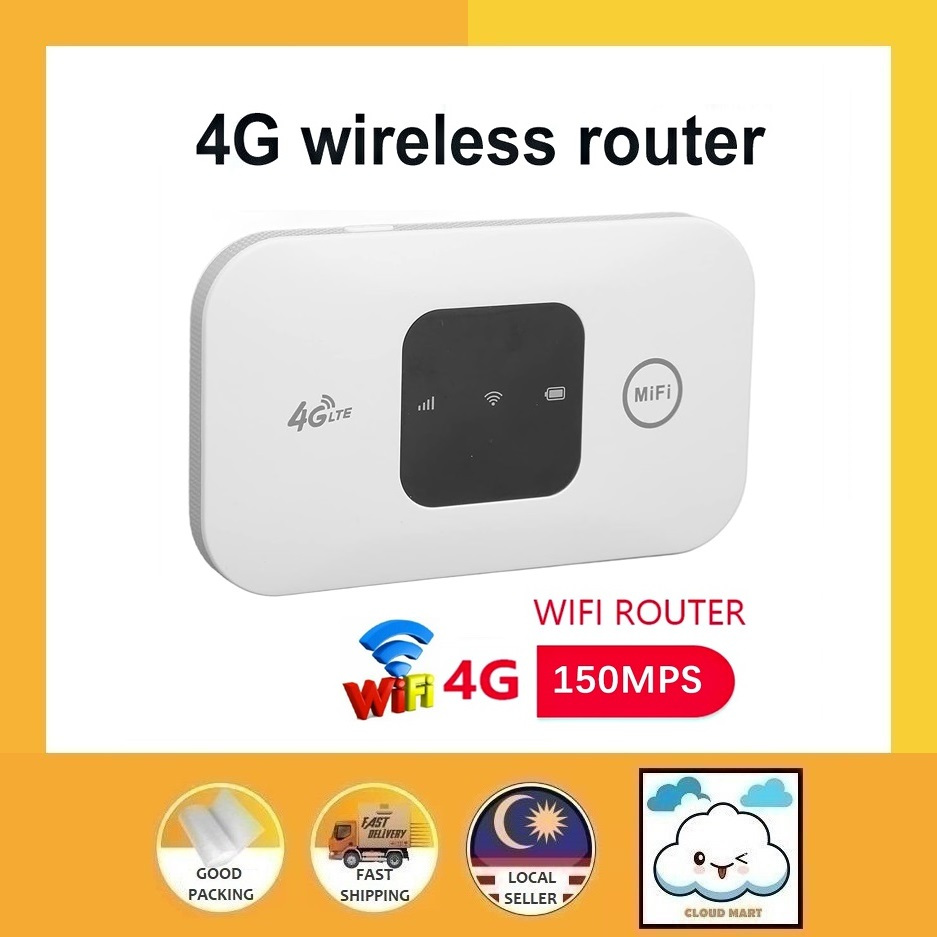 4G Pocket WiFi Router Mobile Hotspot 150Mbps Wireless Router with SIM ...