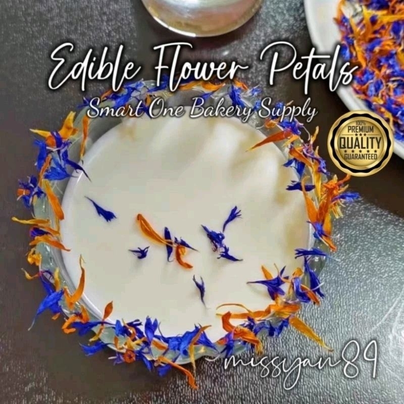 Dried Edible Flower Petals Mixed Cornflower Myosotis Marigold Jasmine ...