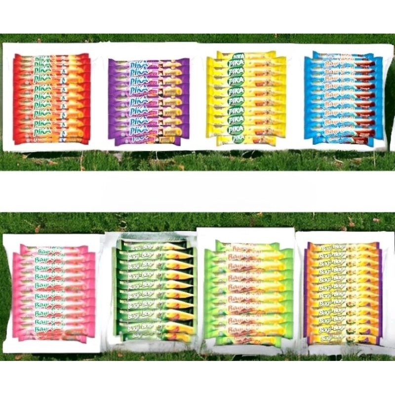Bika Pika Bagi-Bagi Assorted Corn Snack 10g x 40pkts | Shopee Singapore