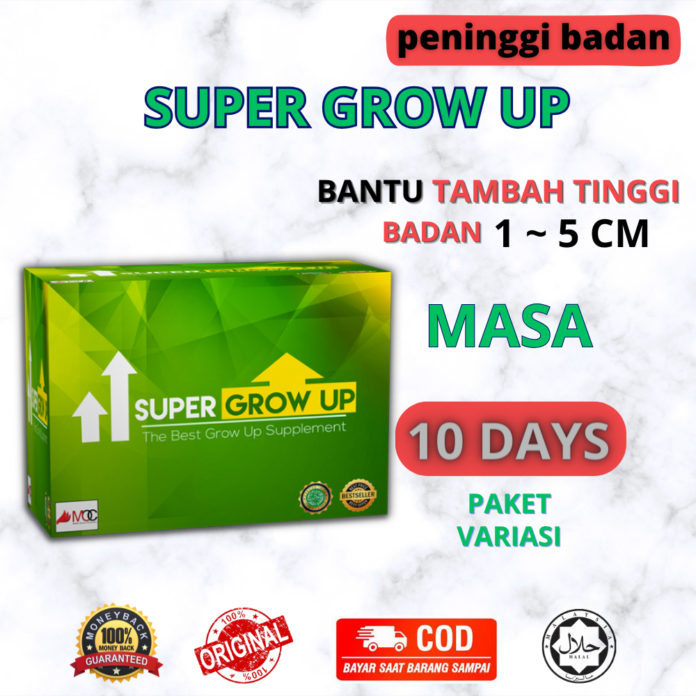 Susu Tinggi Badan Super Grow up Calsium Vitamin b12 Supplement Height ...