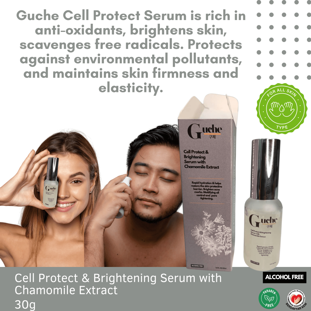Guche Korean Formula: Cell Protect & Brightening Serum with Chamomile ...