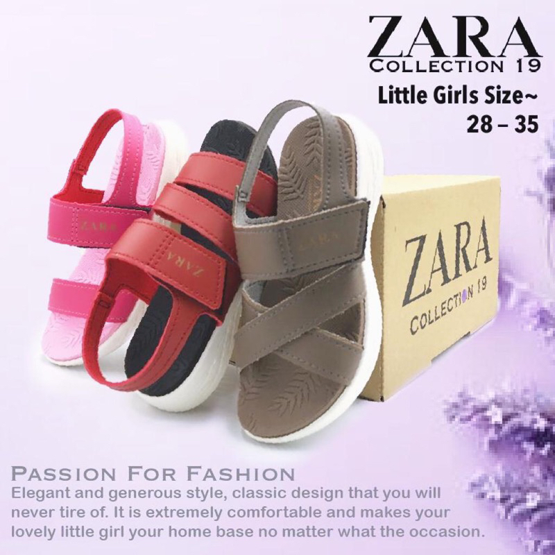 2024 Zara Little Girls Dressing Comfort Raya Sandals Raya Sandal Kanak ...