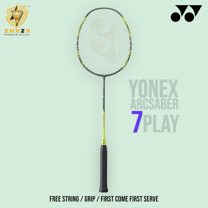 YONEX ArcSaber 7 Play 4U/G5 (Free String + Grip) | Shopee Singapore