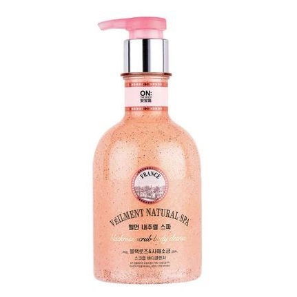 KOREA LG ON THE Body Veilment Natural SPA SCRUB Body Wash Ambodi Black ...