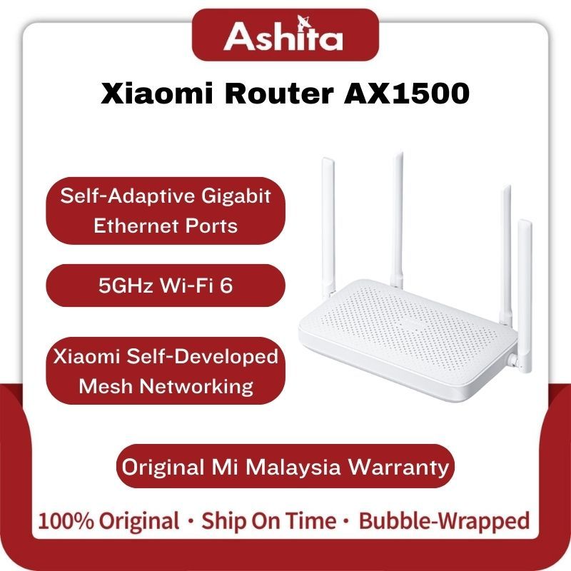 Xiaomi Router AX1500 - Experience Wi-Fi 6, a new era of high-speed ...