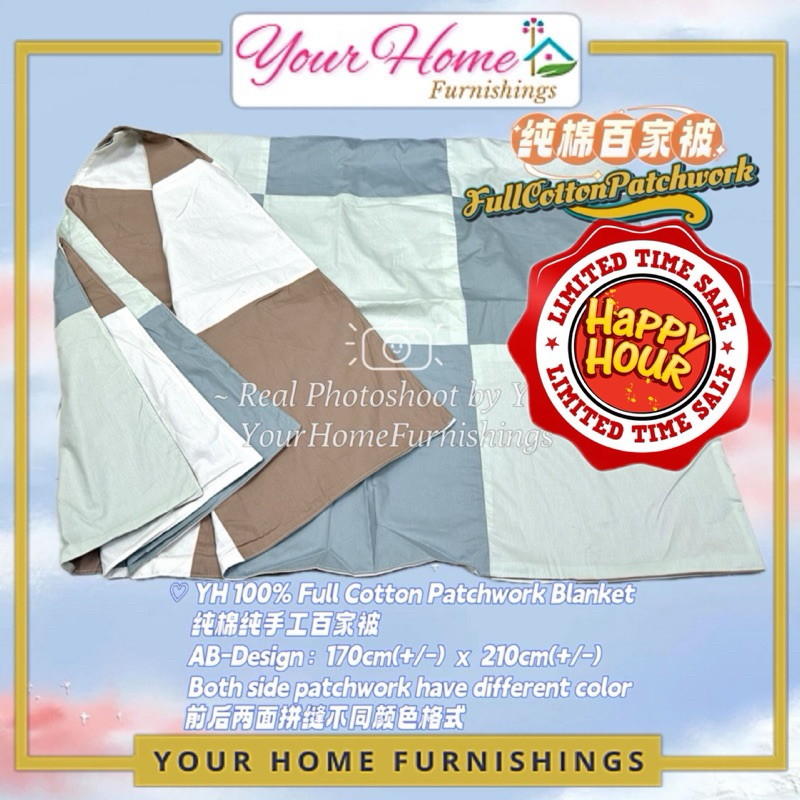 [Value Choice] YH 100% Full Cotton Handmade Traditional Patchwork Soft ...