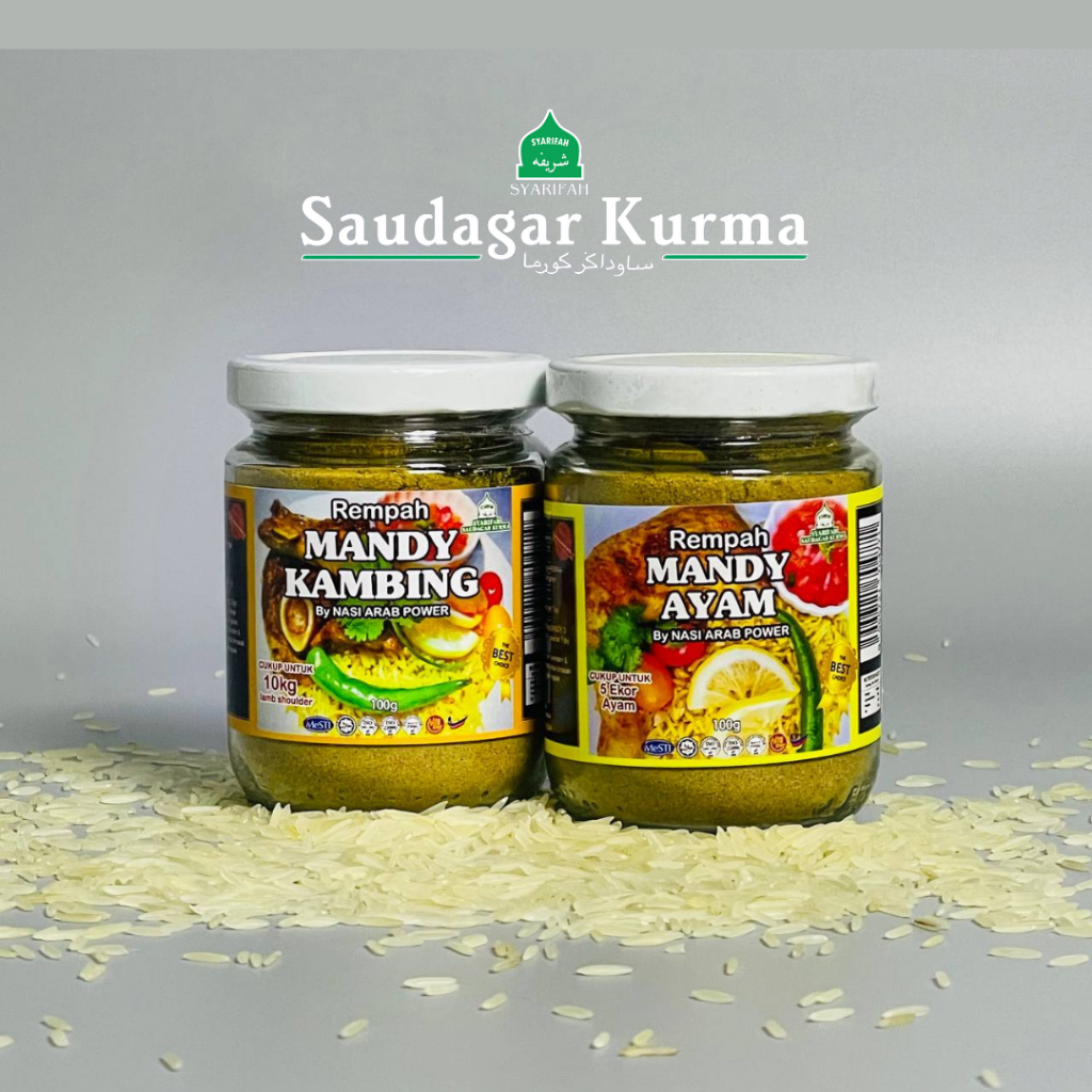 Saudagar CHICKEN MANDY RICE SPICE Dates 100g / MANDY GOAT 100g | Shopee ...