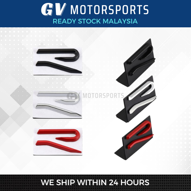 Volkswagen R-Line 3D Metal R Design Emblem Logo Front Grille for Golf R ...