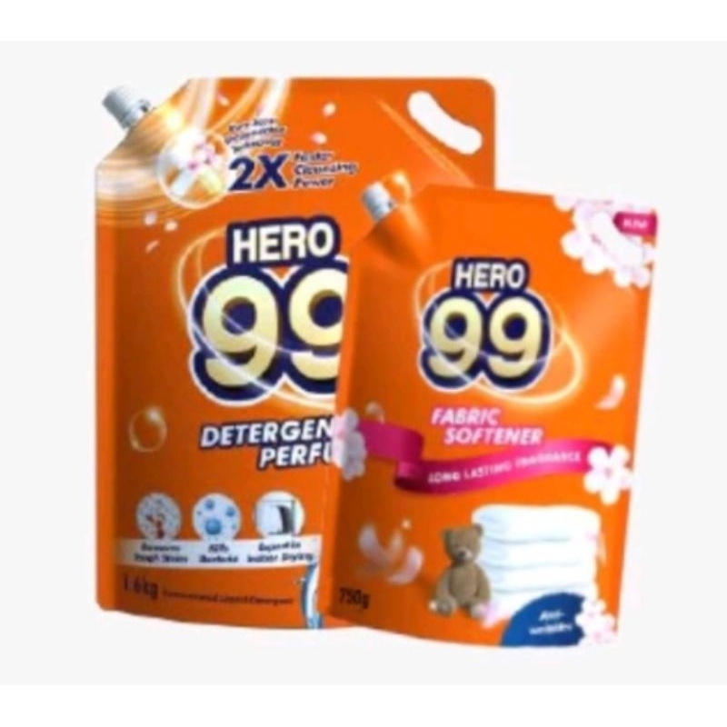 Hero 99 Fabric Softener |Fabric Softener 1.6L & 750ml | Shopee Singapore