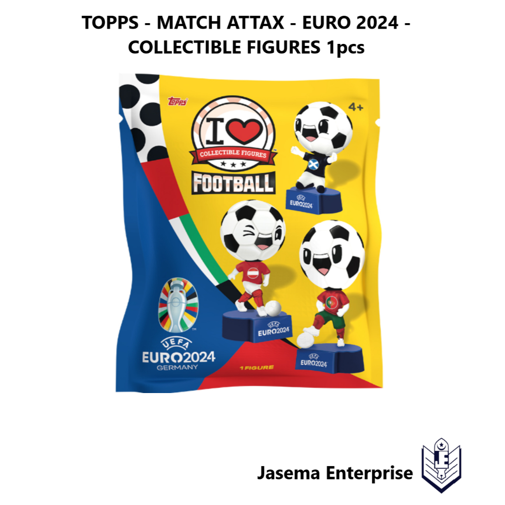 TOPPS - MATCH ATTAX - EURO 2024 - COLLECTIBLE FIGURES (1pcs Random ...