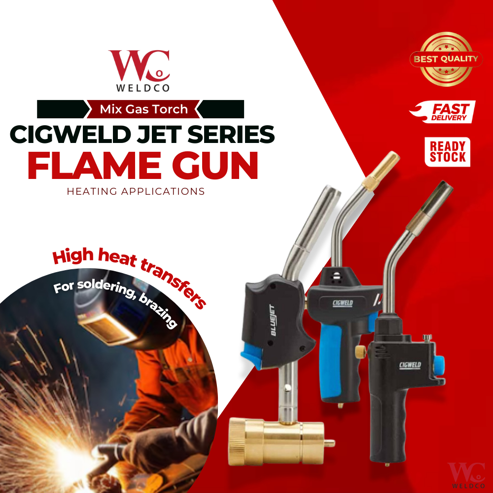 CIGWELD BlueJet Series Cyclone Flame Gun/ Mix Gas Torch PREMIUM QUALITY | Shopee Singapore