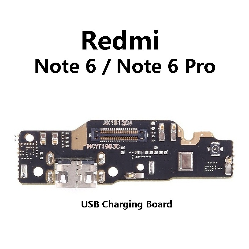 Xiaomi Redmi Note 6 / Note6 Pro / Note6Pro Charging Port Mic USB Dock Connector PCB Board USB ...