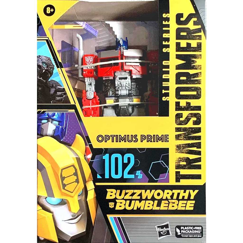 Hasbro Transformers Studio Series SS102BB Buzzworthy Bumblebee Voyager Optimus Prime MISB Rise ...